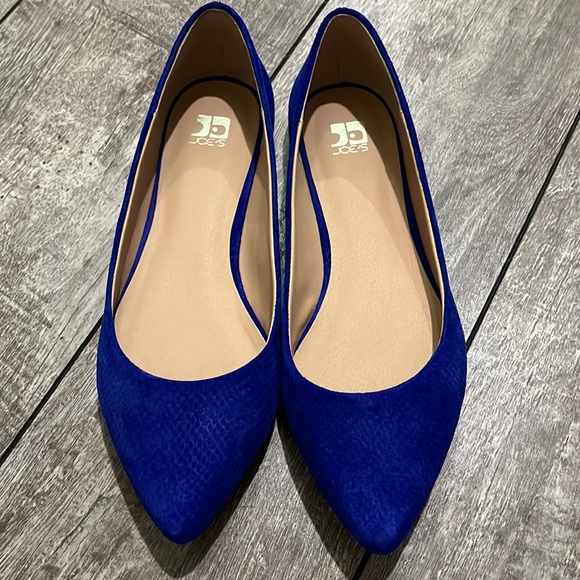 Joe's Jeans | Shoes | Gently Worn Joes Cobalt Blue 7 Flats | Poshmark